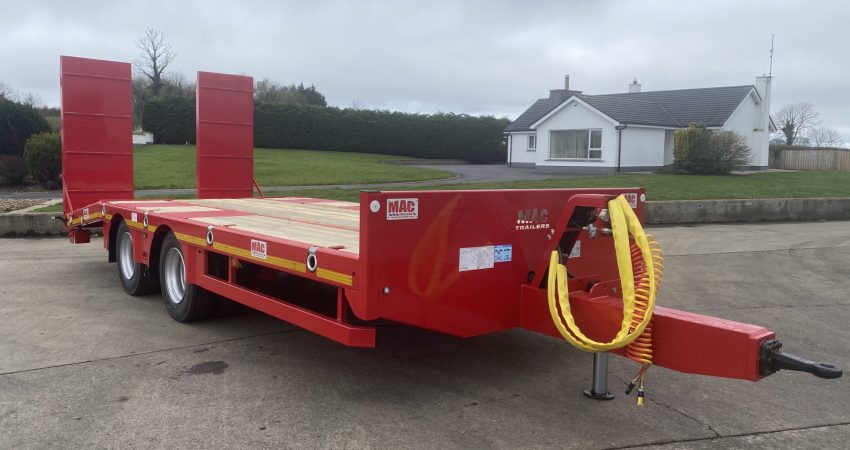 2 Axle Drawbar Low Loader | McCauley Trailers
