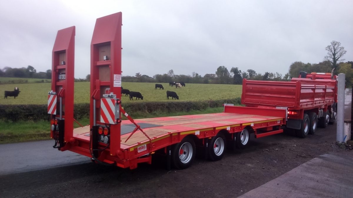 3 Axle Drawbar Low Loader | McCauley Trailers