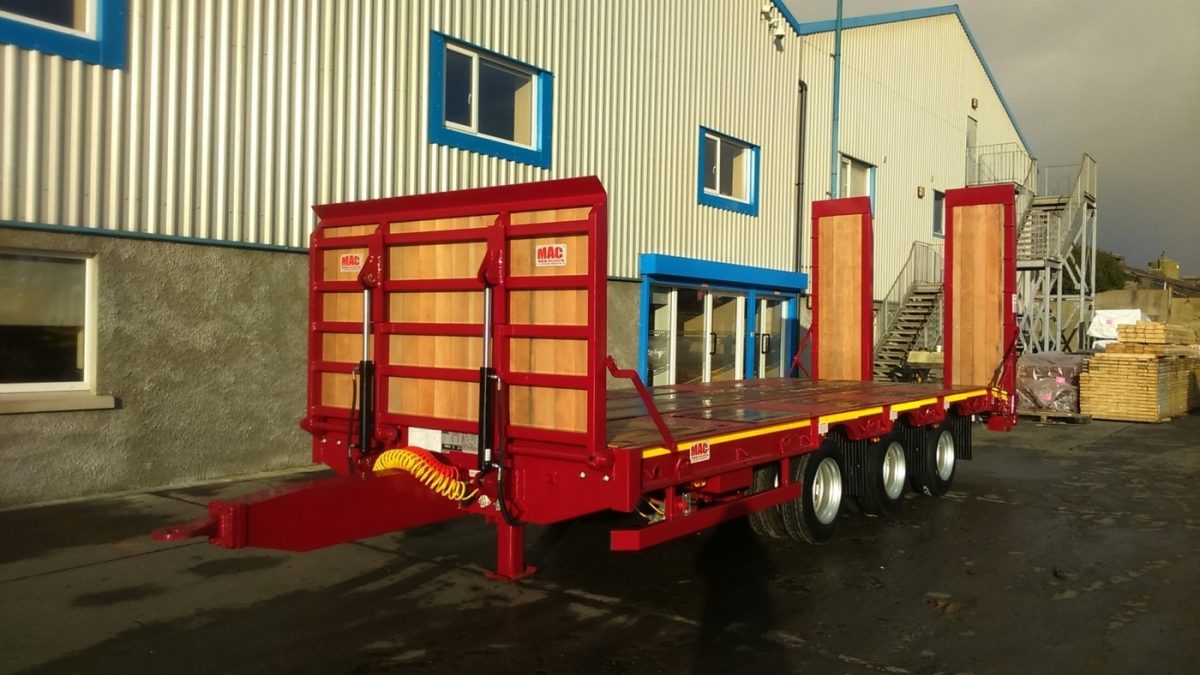 3 Axle Drawbar Low Loader | McCauley Trailers