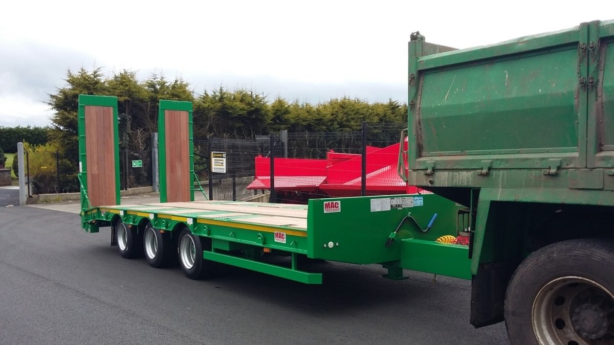 3 Axle Drawbar Low Loader | McCauley Trailers