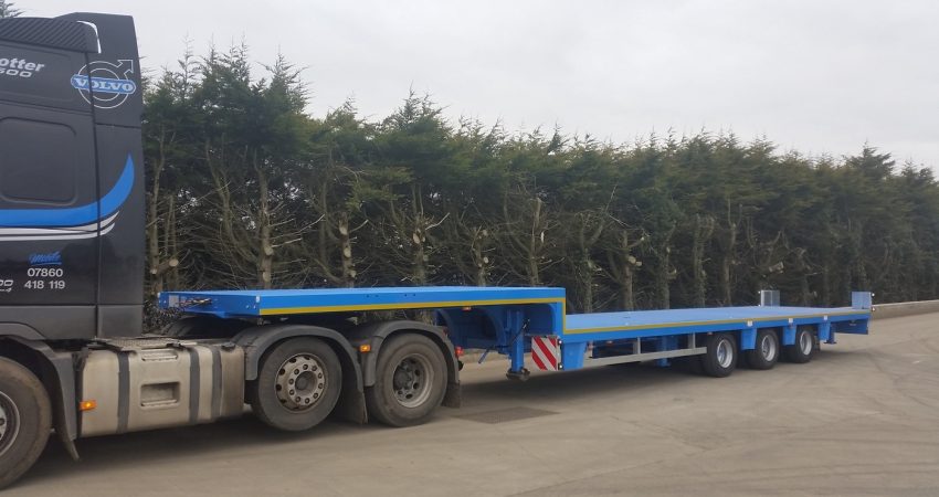 3 Axle Stepframe Platform Flat | McCauley Trailers