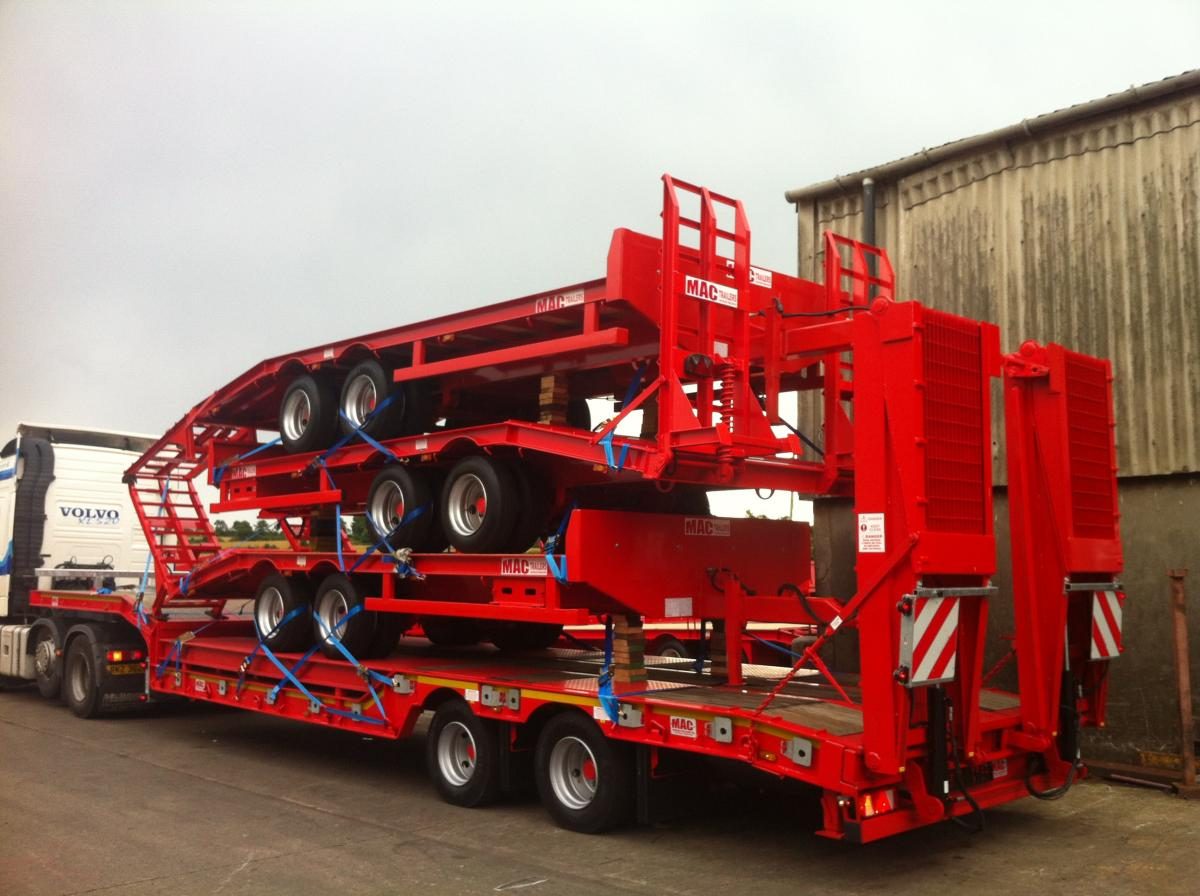 2 Axle Stepframe Low Loader | McCauley Trailers