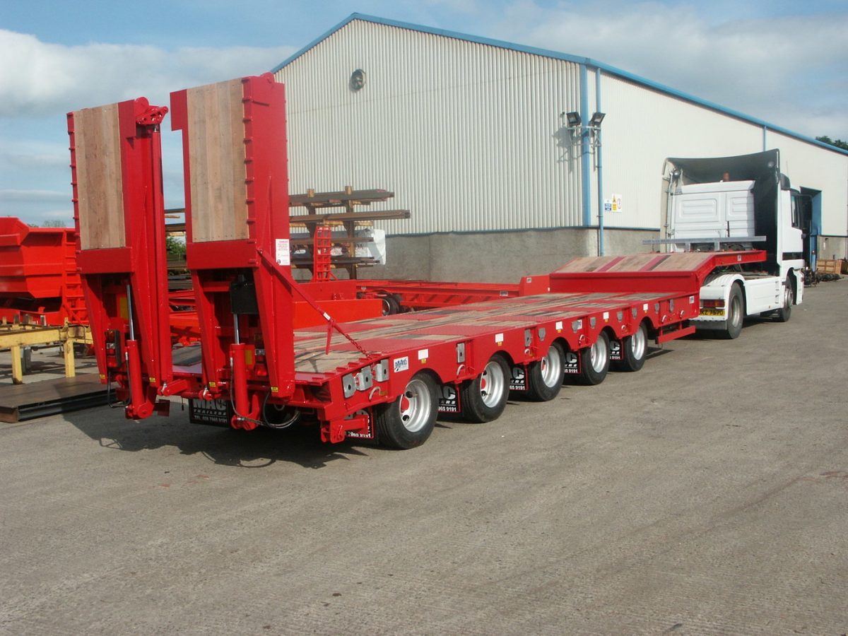5 Axle Trailer | 80T Stepframe Low Loader Trailer | McCauley Trailers