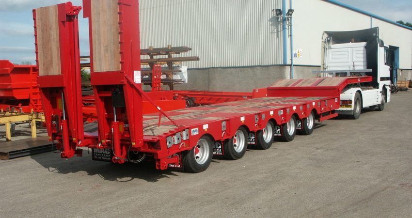 5 Axle Trailer | 80T Stepframe Low Loader Trailer | McCauley Trailers
