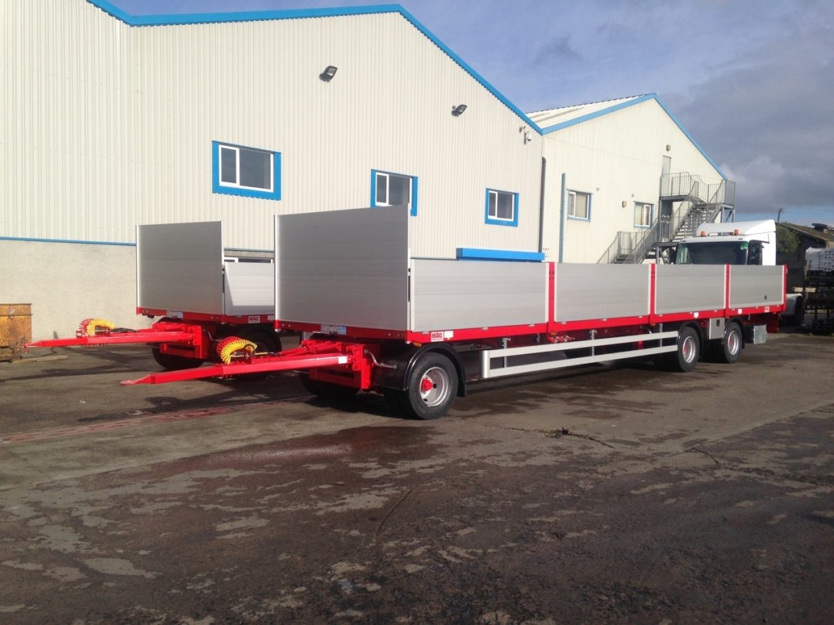 3 Axle Turntable Platform Flat | McCauley Trailers
